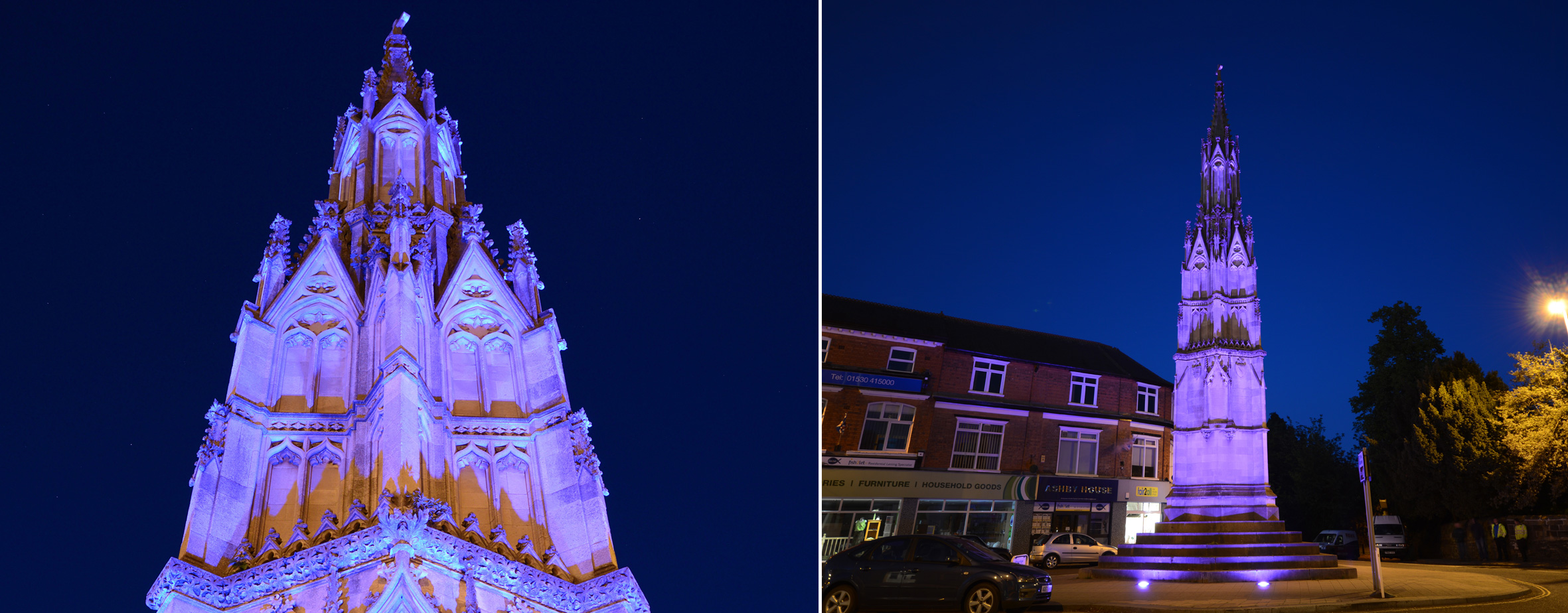 Lite Ltd | Ashby-de-la-Zouch/The Loudoun Monument/Monument lighting ...