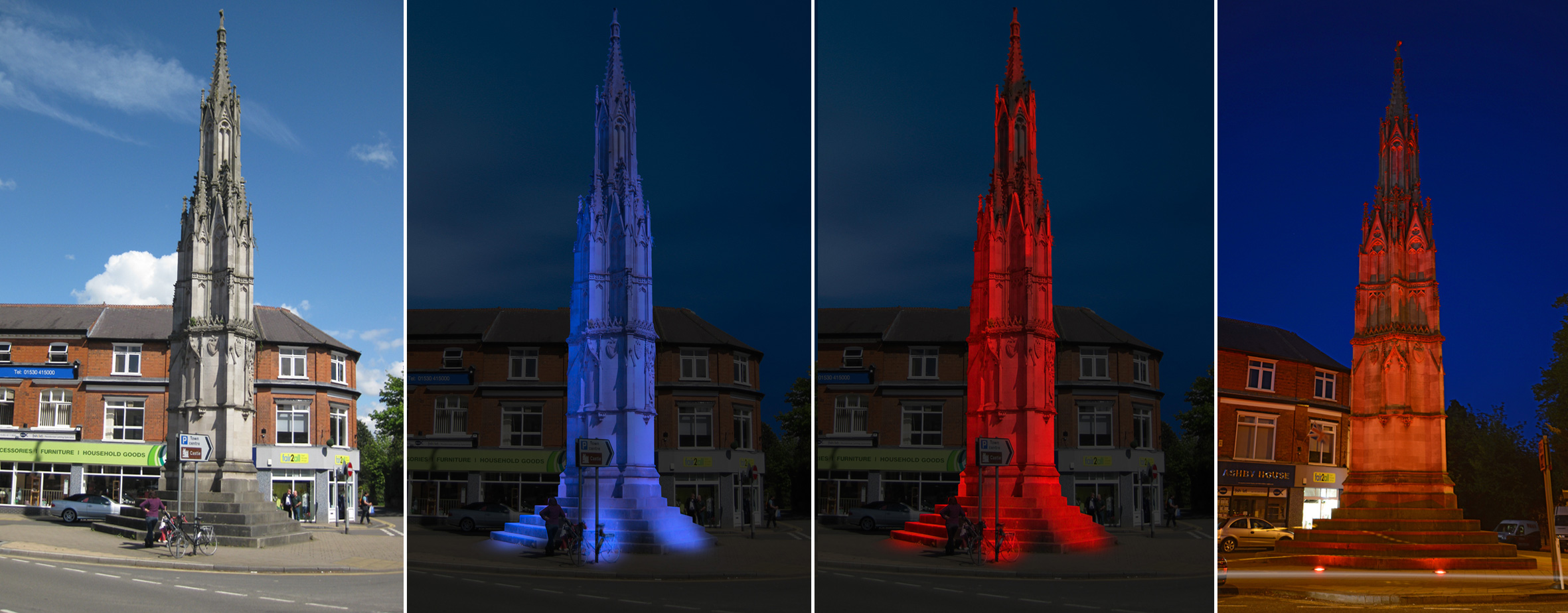Lite Ltd | Ashby-de-la-Zouch/The Loudoun Monument/Monument lighting ...