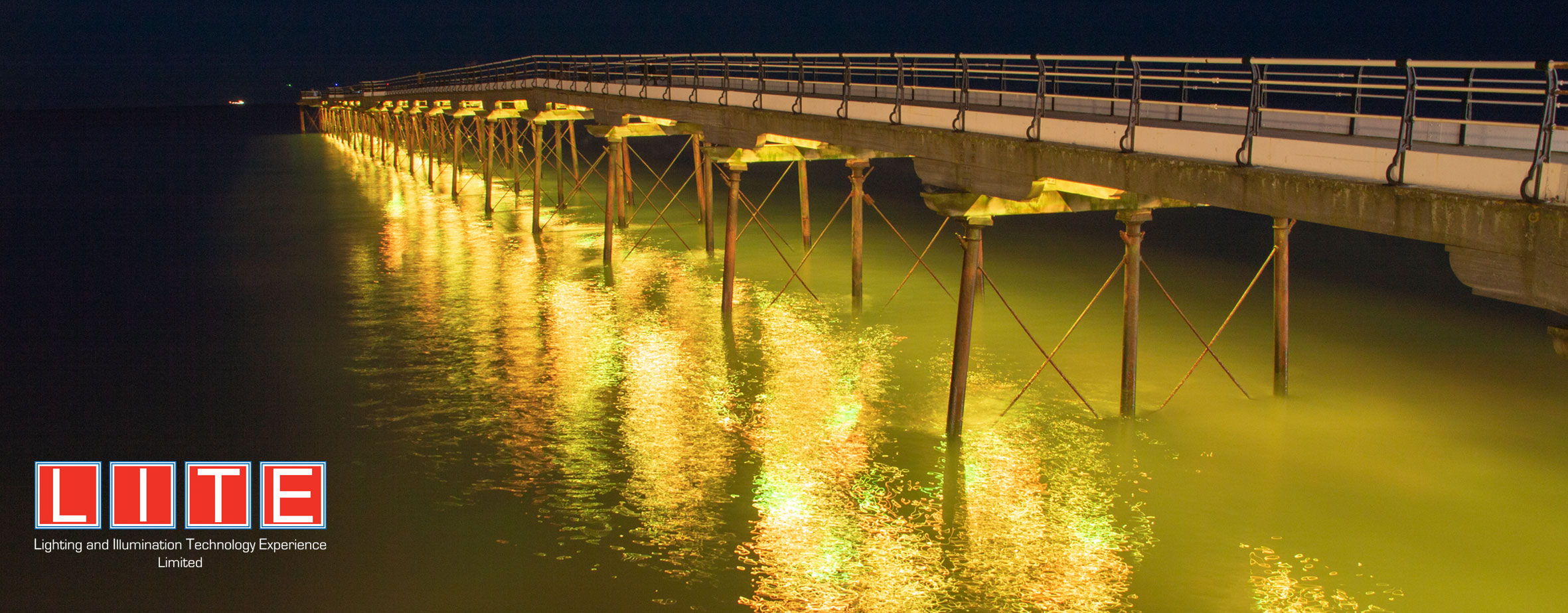 Lite Ltd | Saltburn pier light/rgb lighting saltburn pier/commercial ...