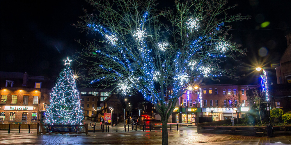 All year round tree lighting | Festive lights/festive lighting/rgb ...